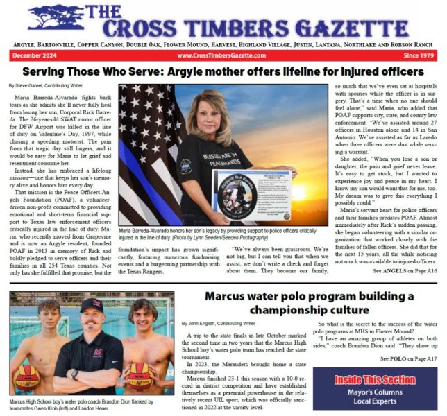 The Cross Timbers Gazette December 2024 - Cross Timbers Gazette | Southern Denton County ...